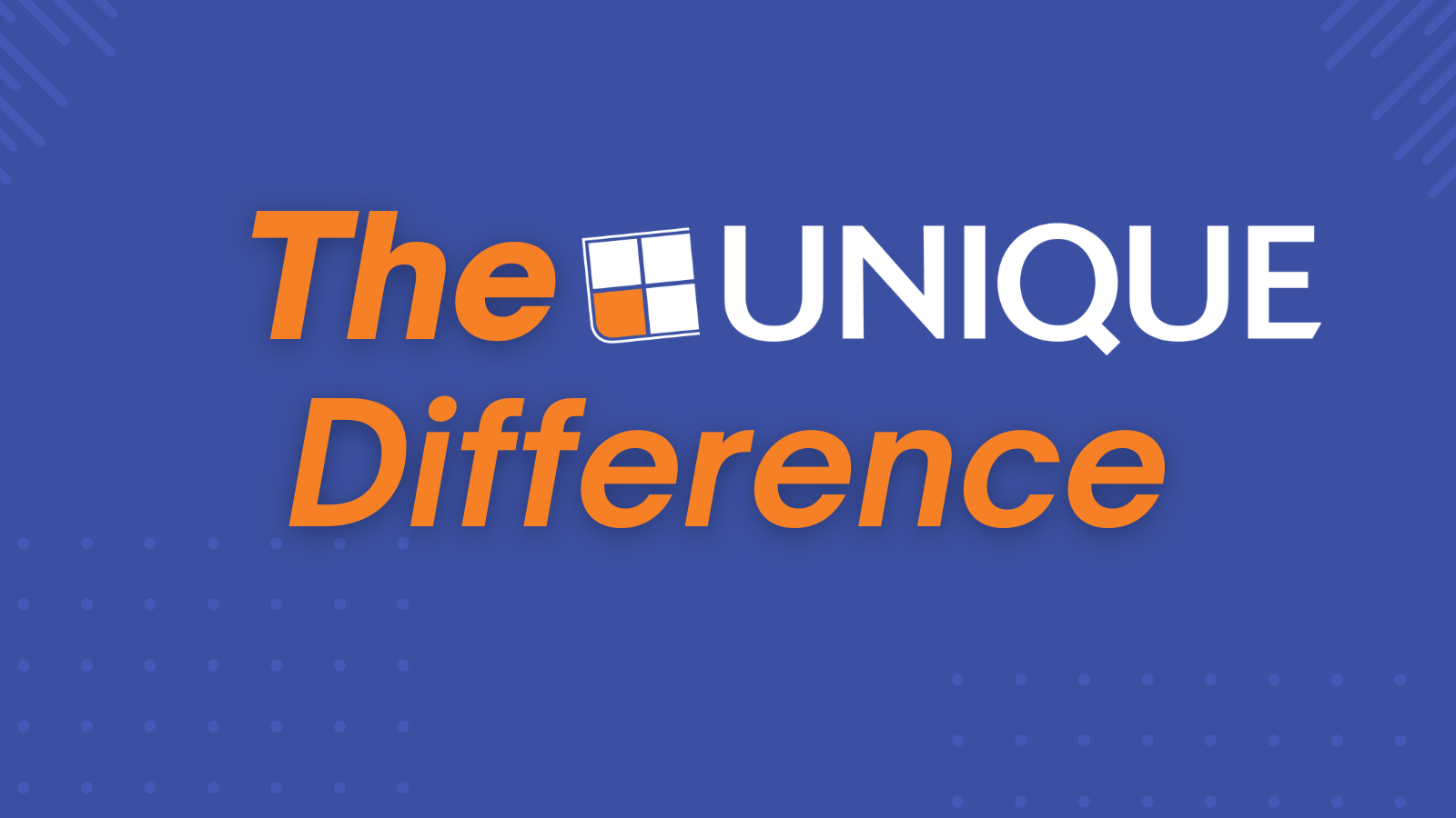 Why Unique? - Unique Library